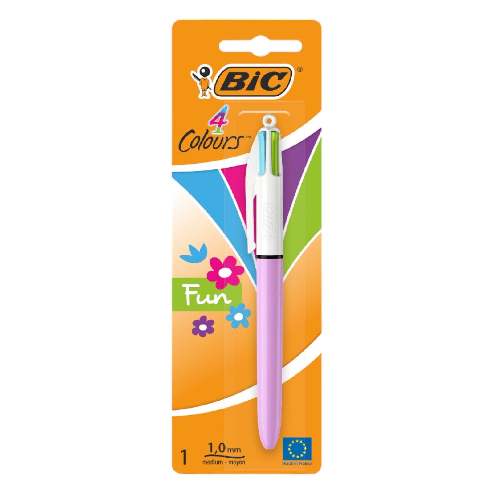 Bic Ballpoint Pen Colors BIC 4 Colour Ballpoint Pen Retractable Medium