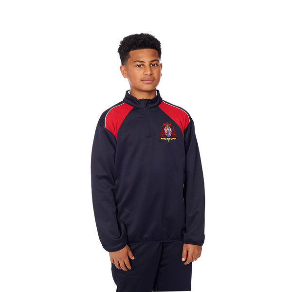 Cardinal Vaughan 1/4 Zip Tracksuit Top